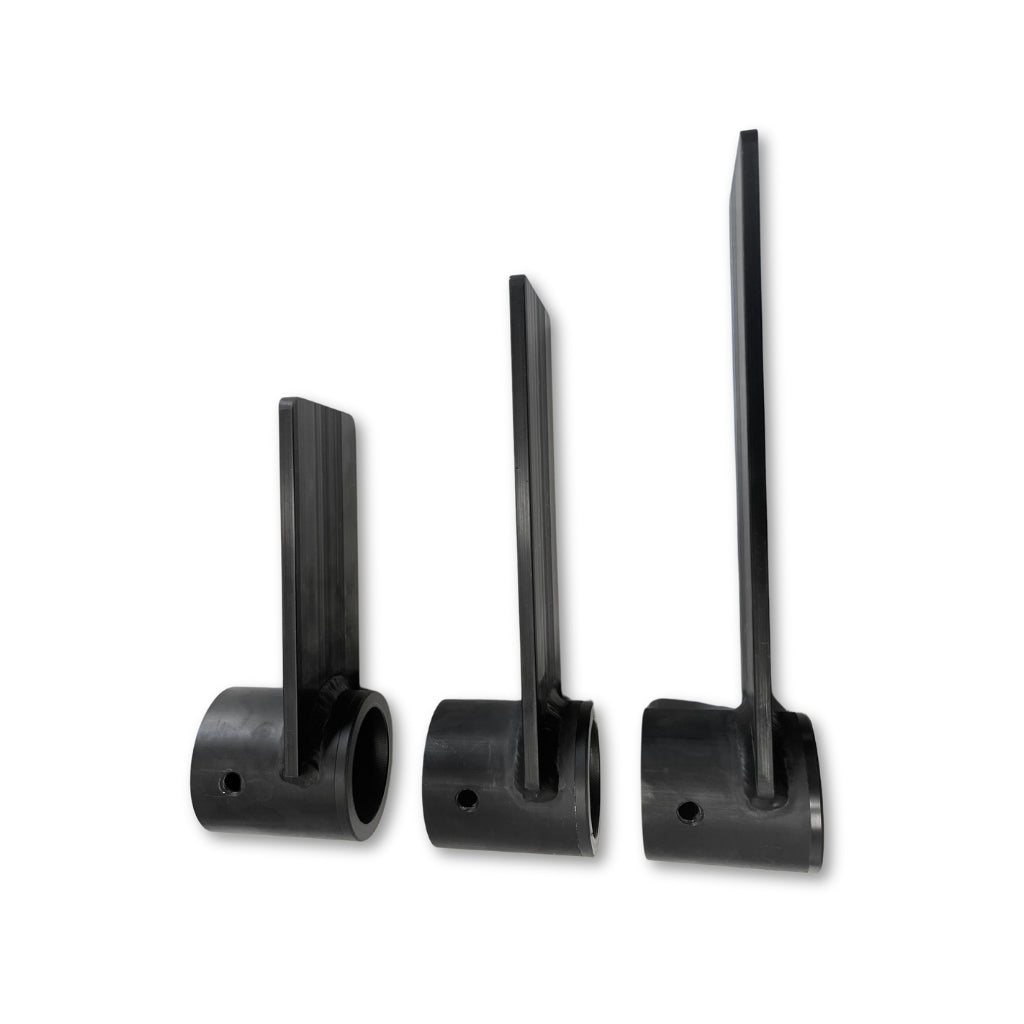 Black Anodized Extendable Aluminum Gunnel Bracket with Delrin Bushing ...